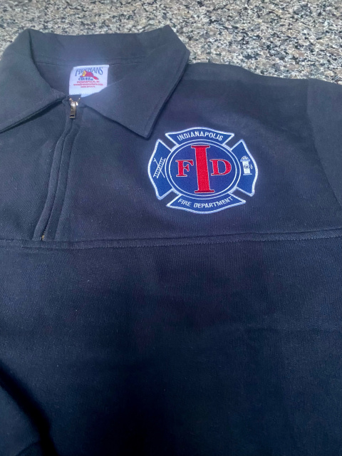 Fire Department Job Shirts Sterling Vol. Fire Department Embroidered